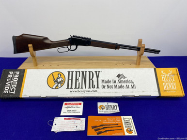 *SOLD* Henry .22 Magnum Express .22 Mag Blue 19.25" *MONTE CARLO STYLE ...