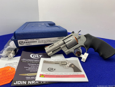 *SOLD* Colt Python .357 -Colt Factory Bead Blast Stainless-*DESIRABLE 3 ...