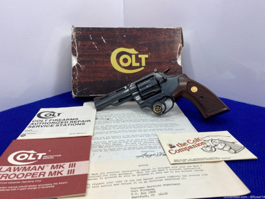*SOLD* 1982 Colt Trooper MKV .357 Magnum Blue 4" *LIMITED PRODUCTION MODEL*