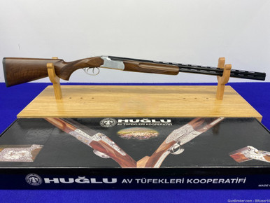 *SOLD* Huglu 104A .410 Bore Blue/Silver 26" *HAND-ENGRAVED SILVER RECEIVER*