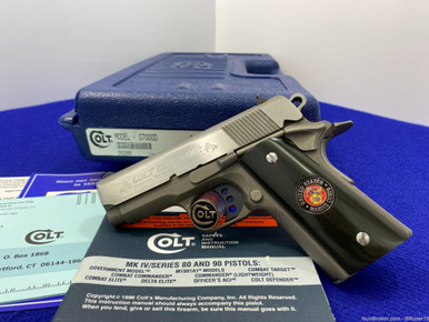 *SOLD* 2001 Colt Defender Series 90 Lightweight .45 ACP 3" *USMC ...