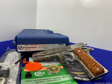 *SOLD* 2023 Colt Government .45 ACP *HIGHLY INTRICATE AZTEC MASTER ...