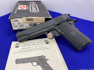 *SOLD* Llama Max-I .45acp Matte Blue 5" *PATTERNED AFTER THE COLT 1911 ...