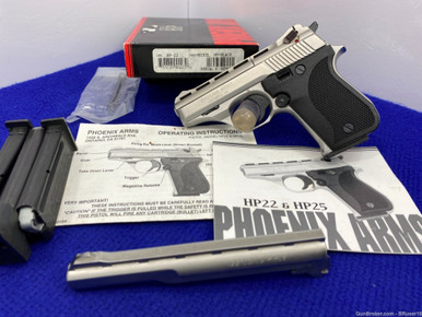 *SOLD* Phoenix Arms HP22A .22LR Satin Nickel 3" *INTERCHANGEABLE 5 ...
