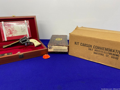 *SOLD* 1984 Colt Single Action Army .22 LR Blue/CCH 6" *KIT CARSON ...