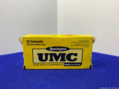 *SOLD* Remington-UMC .25 Automatic 50Rds *GREAT FOR PERSONAL DEFENSE*
