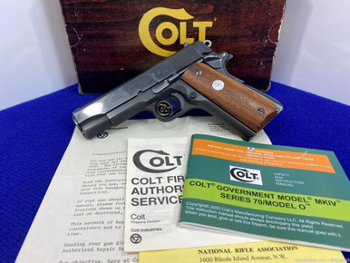 *SOLD* 1973 Colt Combat Commander Blue 4.25" *SOUGHT-AFTER 9MM LUGER ...