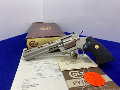 *SOLD* 1983 Colt Python .357Mag 6" -ULTRA RARE COLTGUARD (E-NICKEL ...