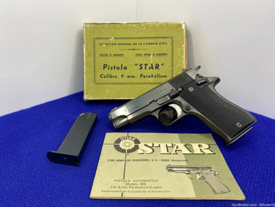 *SOLD* Star Model BM 9mm Para Blue 4" *Box, Manual, and Extra Magazine ...