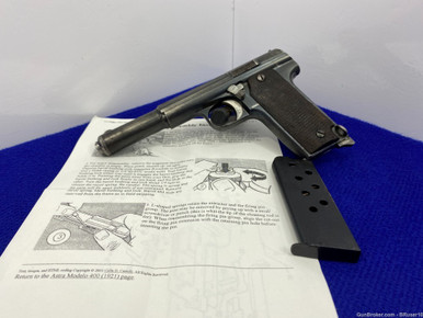 *SOLD* Astra Model 400 9mm Blue 6" *ICONIC SPANISH MADE SERVICE PISTOL*