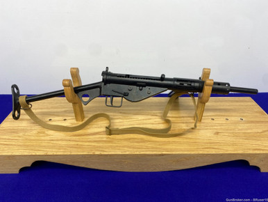 *SOLD* Denix Sten MKII Replica Blue 7 3/4" *EXCELLENT NON-FIRING PROP-GUN*