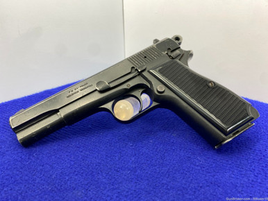 *SOLD* FM Hi-Power 9mm Blue 4.75" *ARGENTINA CLONE OF THE FAMOUS HI-POWER*