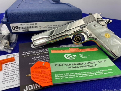 *SOLD* Colt 1911 Classic Government .45acp 5" *BREATHTAKING BRIGHT ...