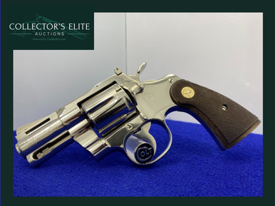 *SOLD* 1969 Colt Python .357 Mag *RARE 2.5" NICKEL FINISH MODEL*