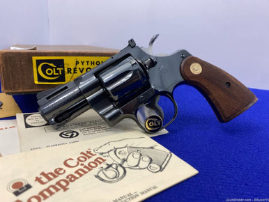 *SOLD* 1973 Colt Python .357 Mag *COVETED 2.5" BARREL - ROYAL BLUE EXAMPLE*