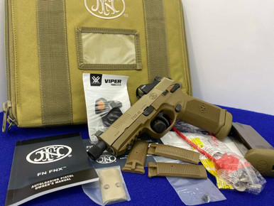 *SOLD* FNH FNX-45 Tactical .45 ACP FDE 4 3/8" *HEAD-TURNING VORTEX ...