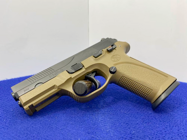 2007 FN FNP-9 9mm Black/FDE 4" -DEPENDABLE POLYMER FRAMED HANDGUN- Awesome