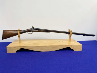 Manton Percussion Double-Barrel 13 Ga Patina 34" *ANTIQUE SXS SHOTGUN*