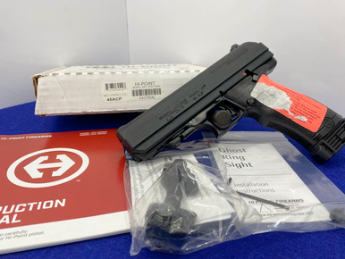 Hi-Point JHP .45 ACP Black 4 1/2" *RUGGED & POWERFUL SEMI-AUTOMATIC PISTOL*