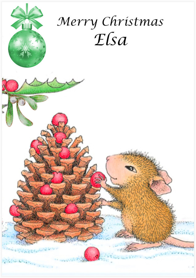 Pine Cone Tree Mouse