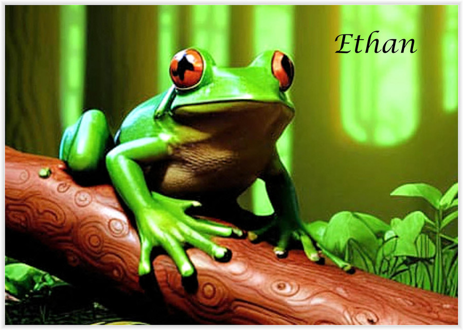 Painted Emerald Tree Frog