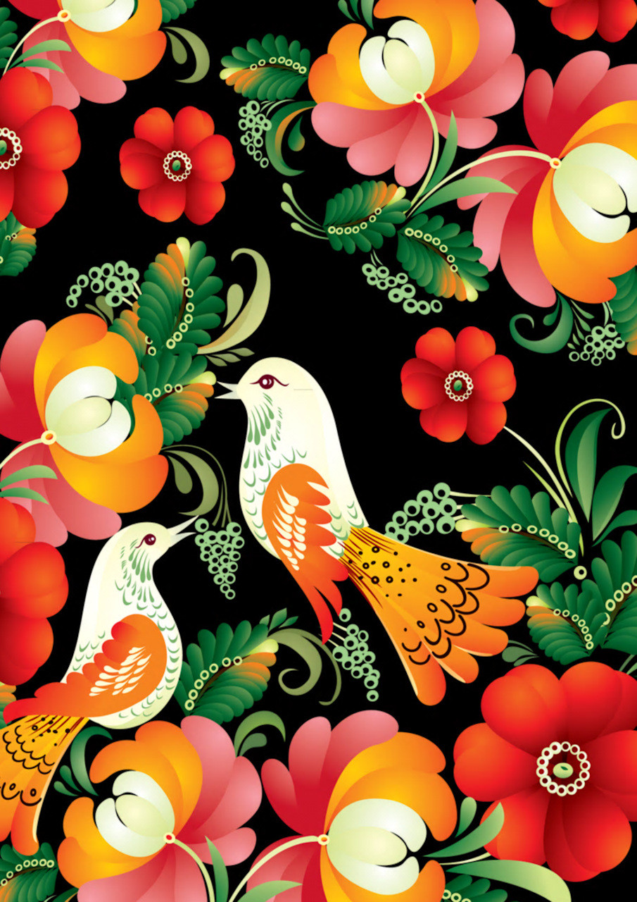 Russian Painted Birds