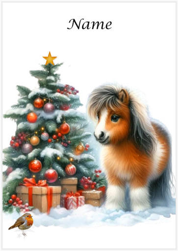Shetland Pony Christmas
