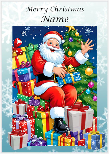 Christmas Sparkle Santa