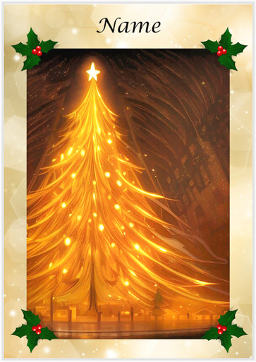 Golden Sparkle Tree
