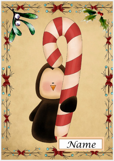 Candy Cane Penguin