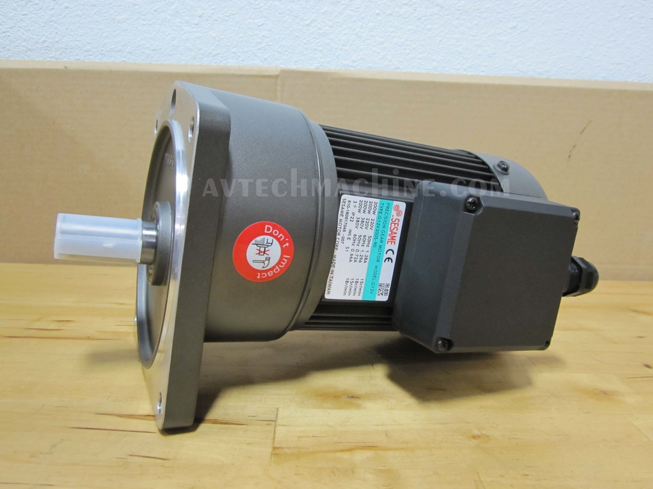 G12V200S-90 Sesame Motor Chip Auger Motor 1/4HP 3P 220/380V