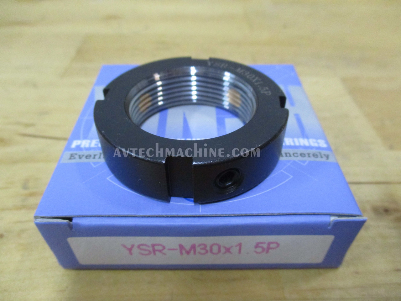 YSR-M30-1.5P-RT Yinsh Precision Lock Nut P1.5 Turning-Red