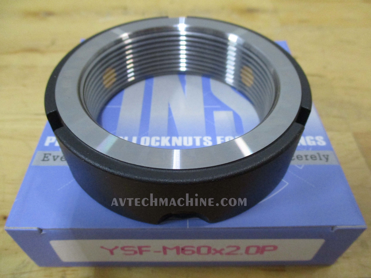 YSF-M60-2.0P-RT Yinsh Precision Lock Nut P2.0 Turning-Red