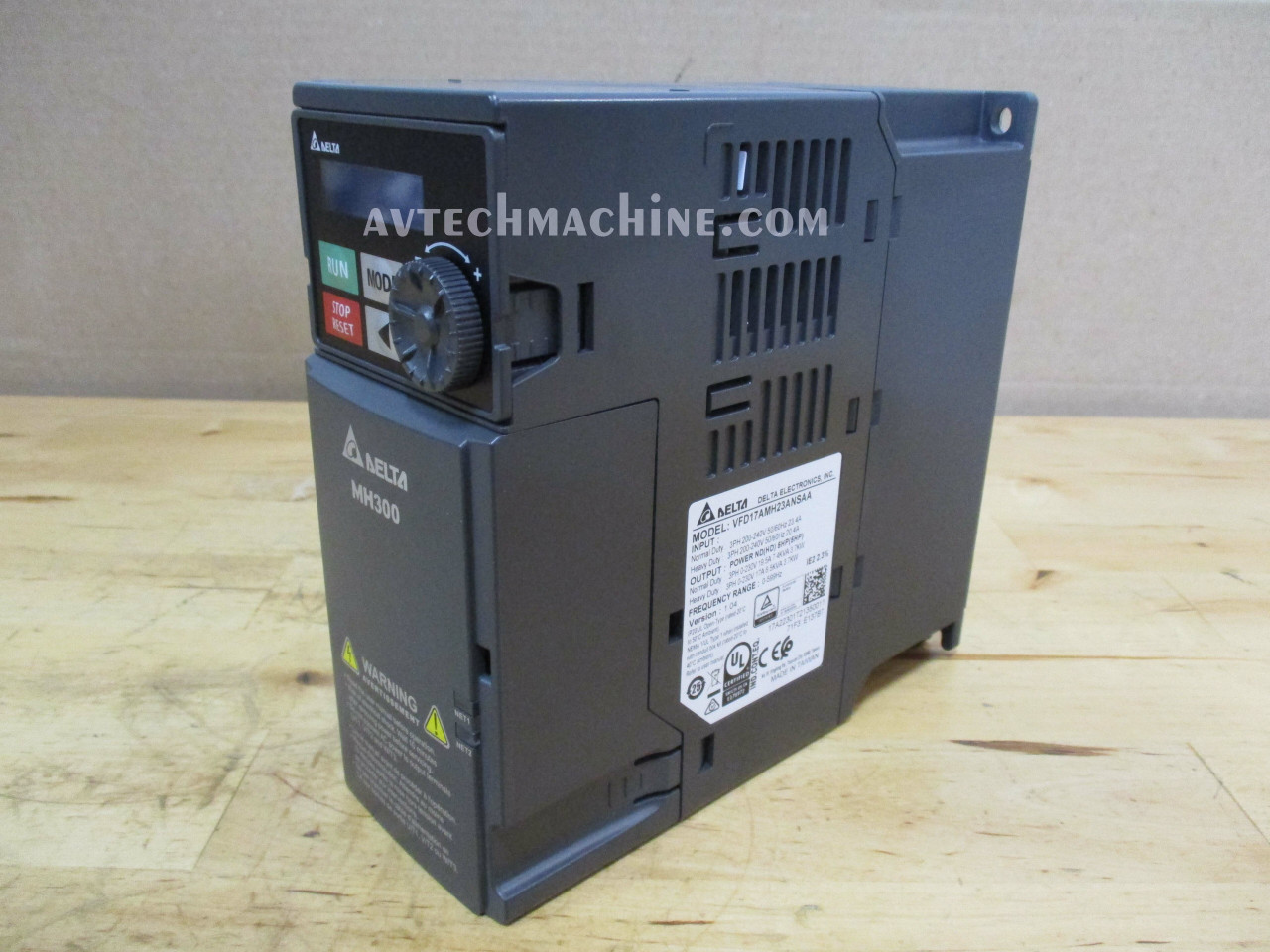 VFD17AMH23ANSAA Delta Inverter AC Variable Frequency Drive MH300 5HP ...