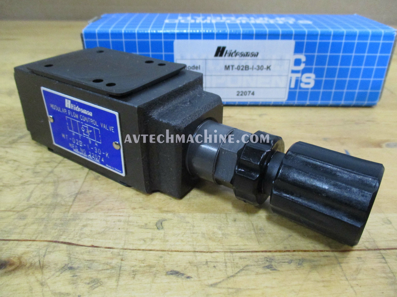 MT-02B-1-30-K Hidraman Hydraulic Modular Flow Control Valve