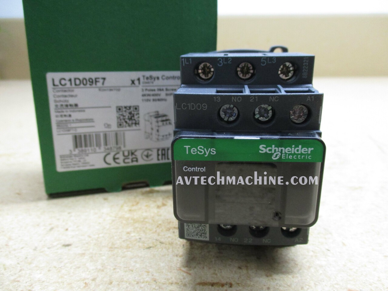 LC1D09F7 Schneider Telemecanique Magnetic Contactor Coil 110V