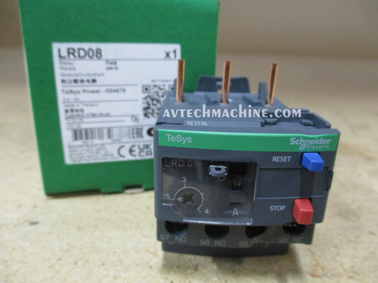 LRD08 Schneider Telemecanique Thermal Overload 2.5 - 4A
