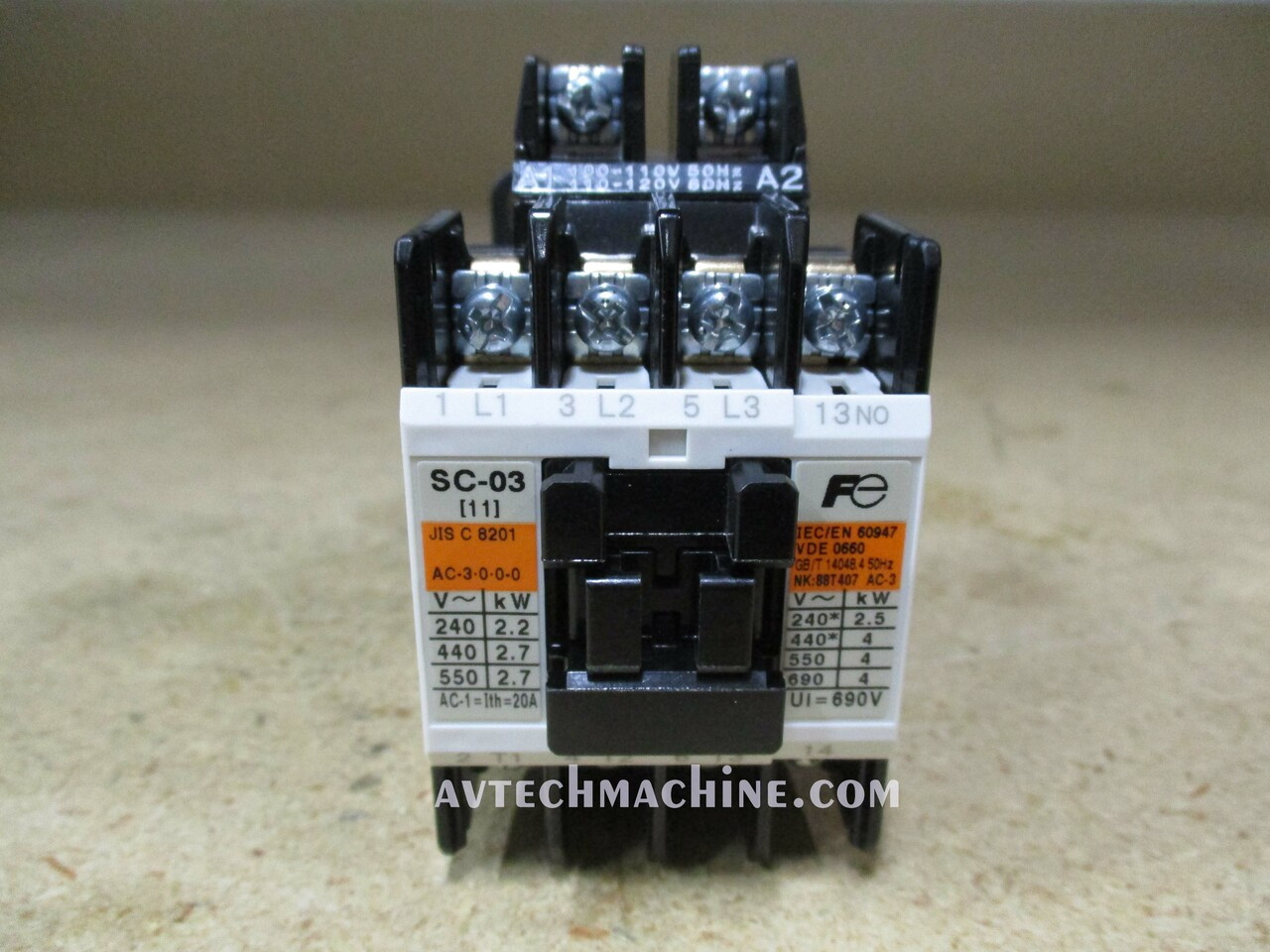 SC-03-3A1a-110V Fuji Magnetic Contactor 1a Coil 110V