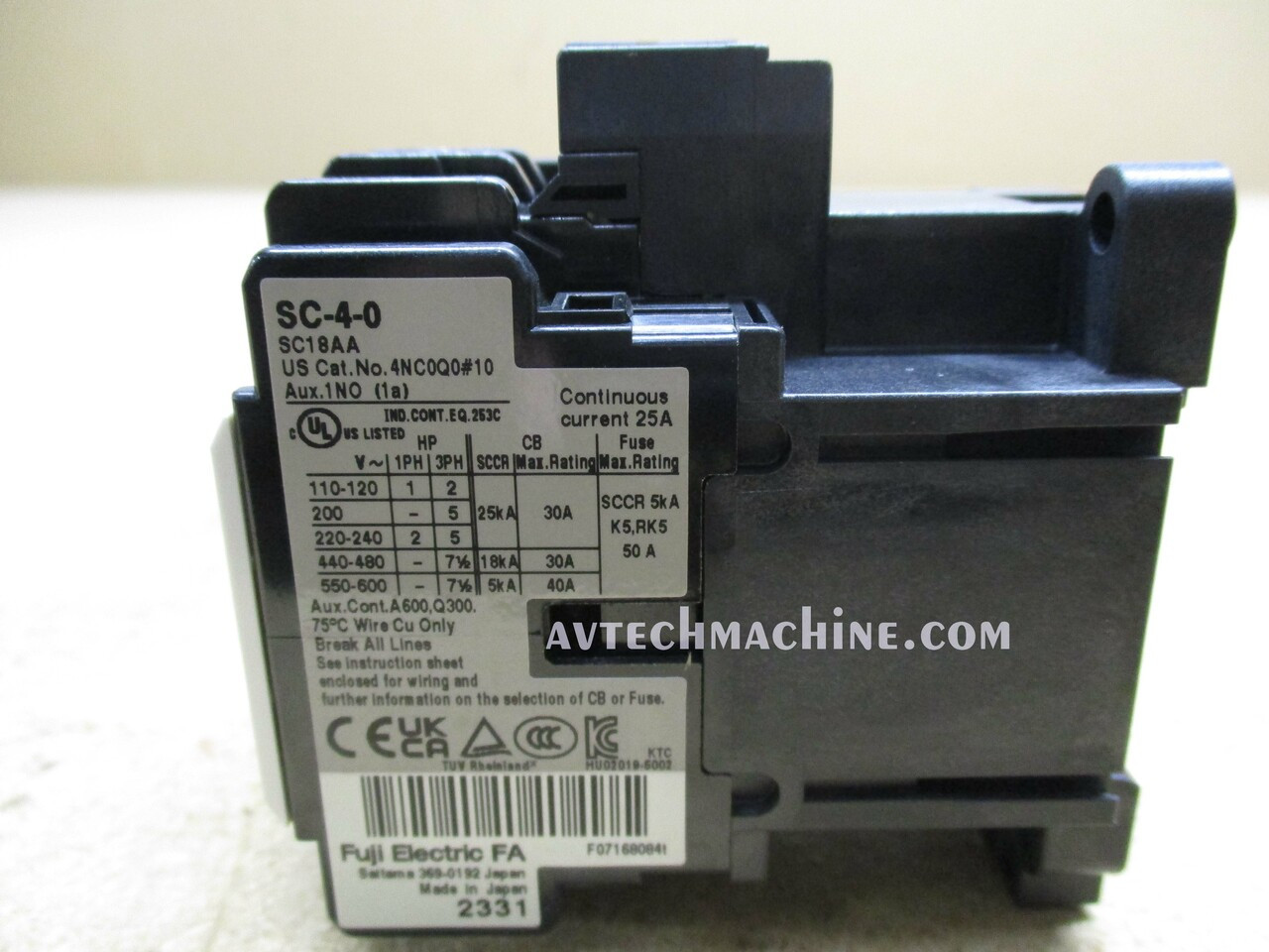 SC-4-0-3A1a-110V Fuji Magnetic Contactor 3A1a Coil 110V