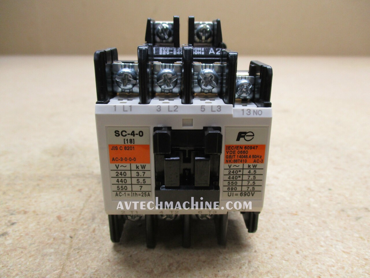 SC-4-0-3A1a-220V Fuji Magnetic Contactor 3A1a Coil 220V