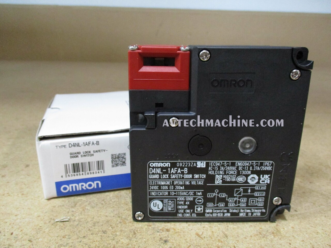 D4NL-1AFA-B Omron Safety Door Interlock Switch