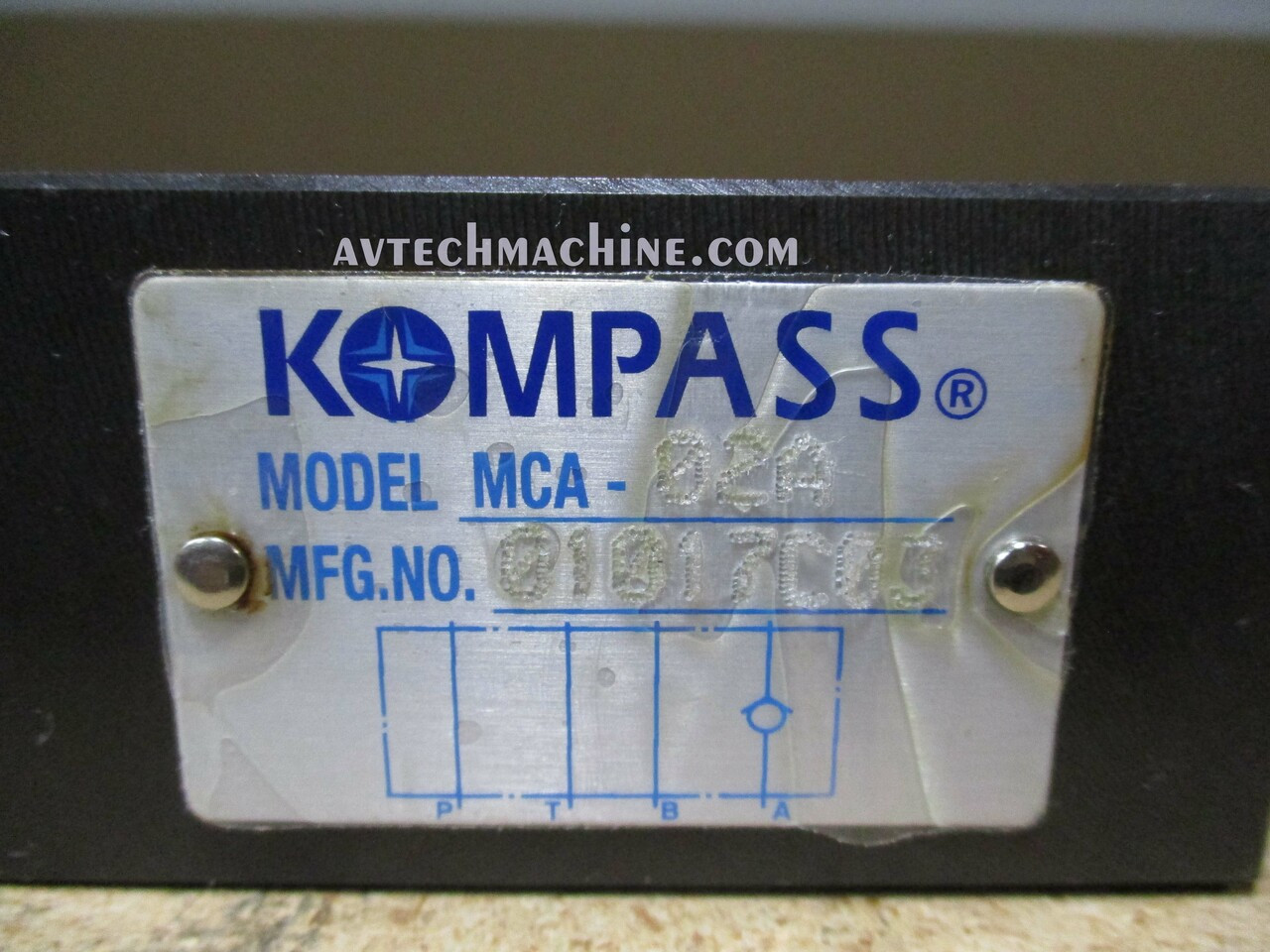 MCA-02A Kompass Hydraulic Modular Check Valve
