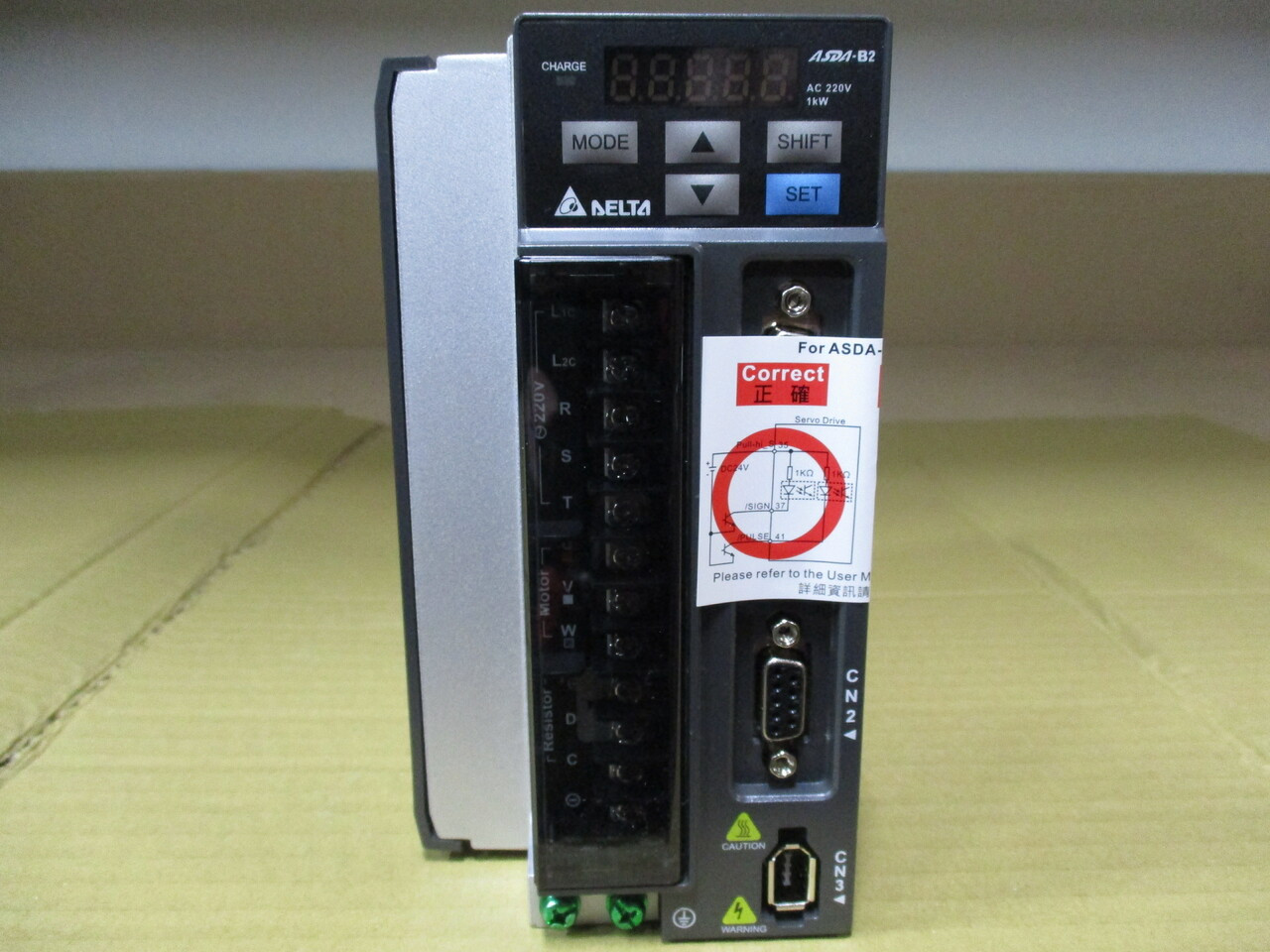 ASD-B2-1021-B Delta Servo Drive 3 Phase 1kW 200/230V
