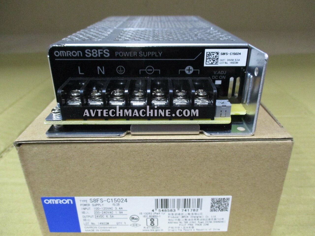 S8FS-C15024 Omron Power Supply 24VDC