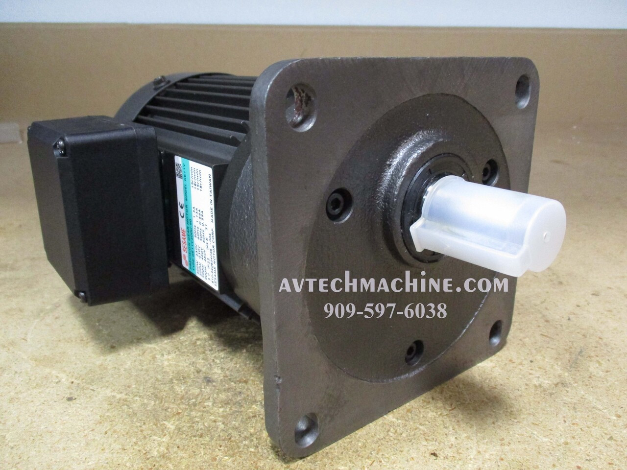 GE11V200U-90 Sesame Motor Chip Auger Motor 1/4HP 3P 230/460V
