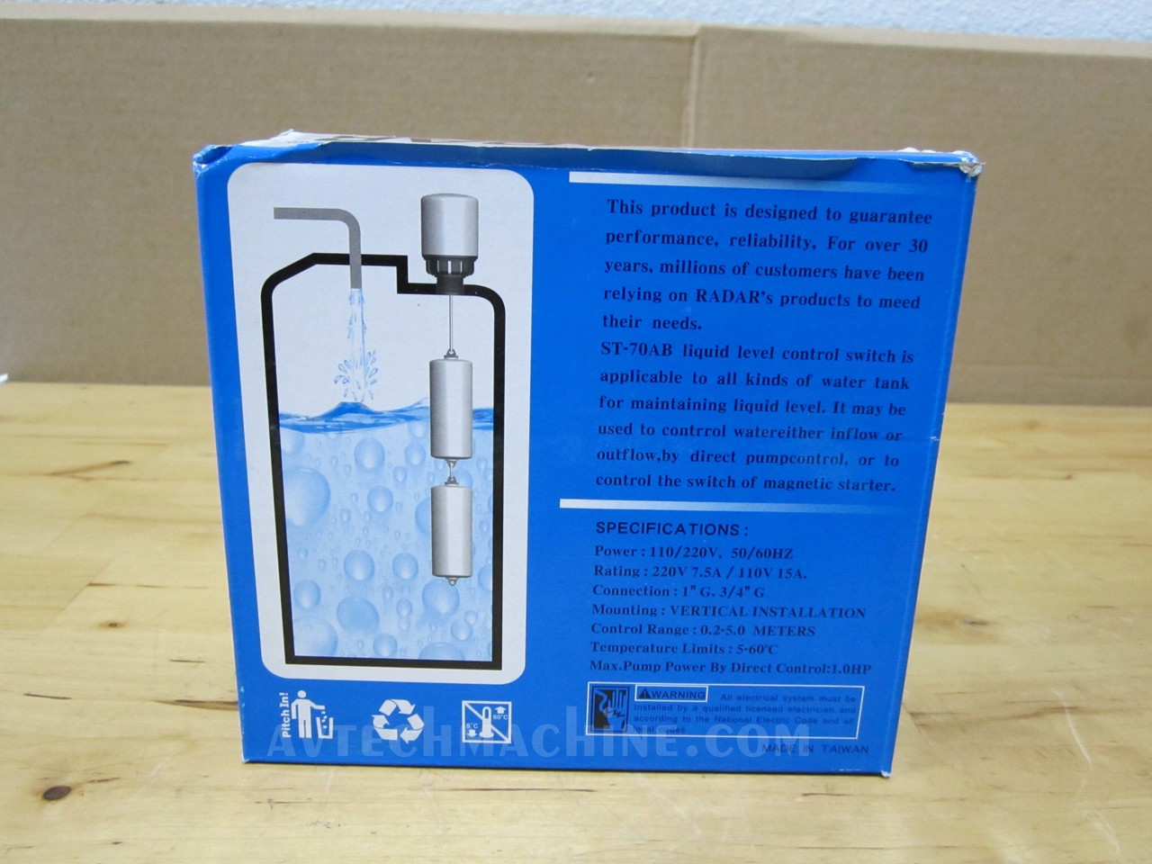 ST-70AB Radar Aqua Level Switch