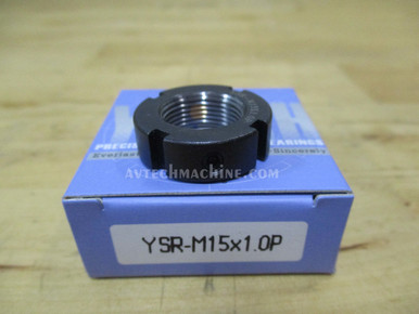 YSR-M15-1.0P-RG Yinsh Precision Lock Nut P1.0 Grinding-Black