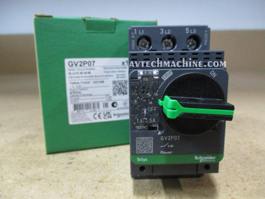 GV2P07 Schneider Motor Thermal Overload 1.6 - 2.5A
