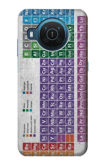 S3383 周期表 Periodic Table Nokia X20 バックケース、フリップケース・カバー
