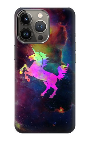 S2486 虹色ユニコーン星雲スペース Rainbow Unicorn Nebula Space iPhone 13 Pro Max バックケース、フリップケース・カバー